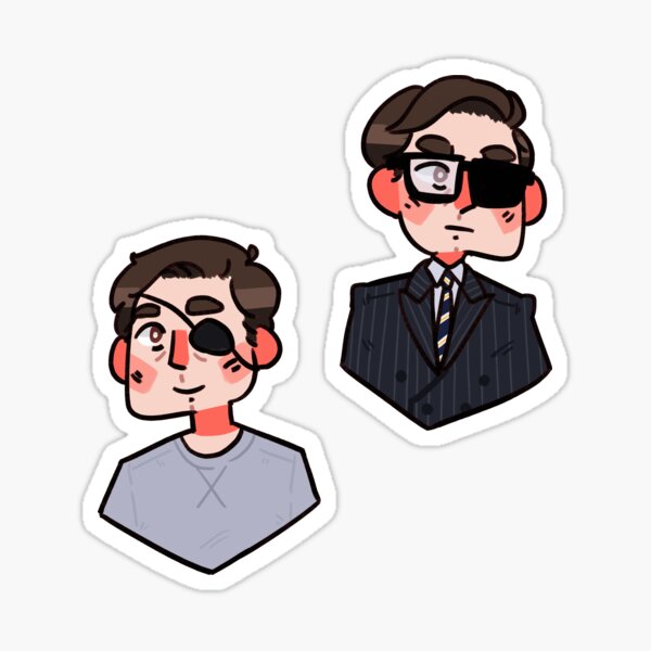 "Kingsman and Lepidopterist " Sticker by MatoMiku1284 | Redbubble
