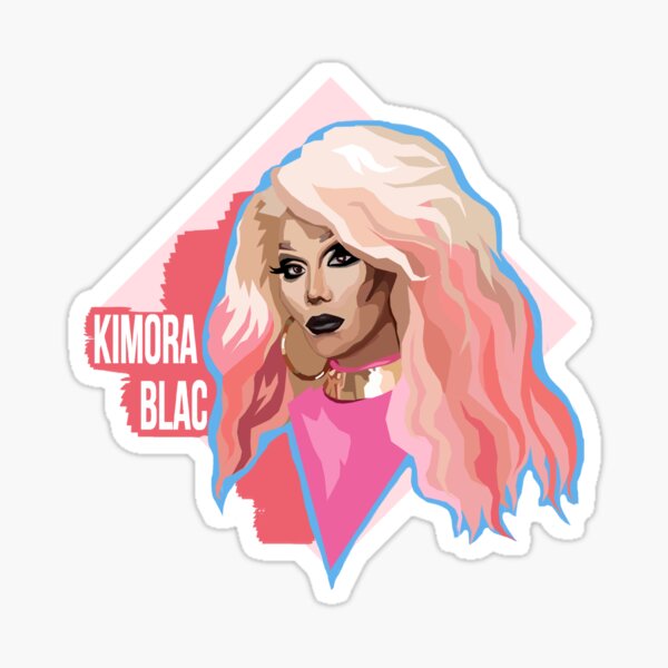 "Kimora Blac RPDR Inspired " Sticker for Sale by Jesskielstra | Redbubble