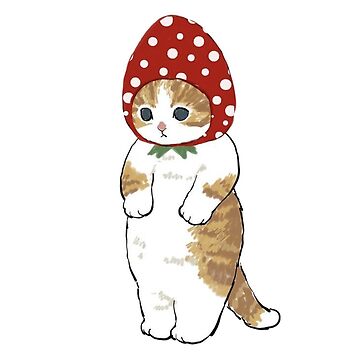 "Mofusand - Strawberry" Sticker for Sale by penny555 | Redbubble