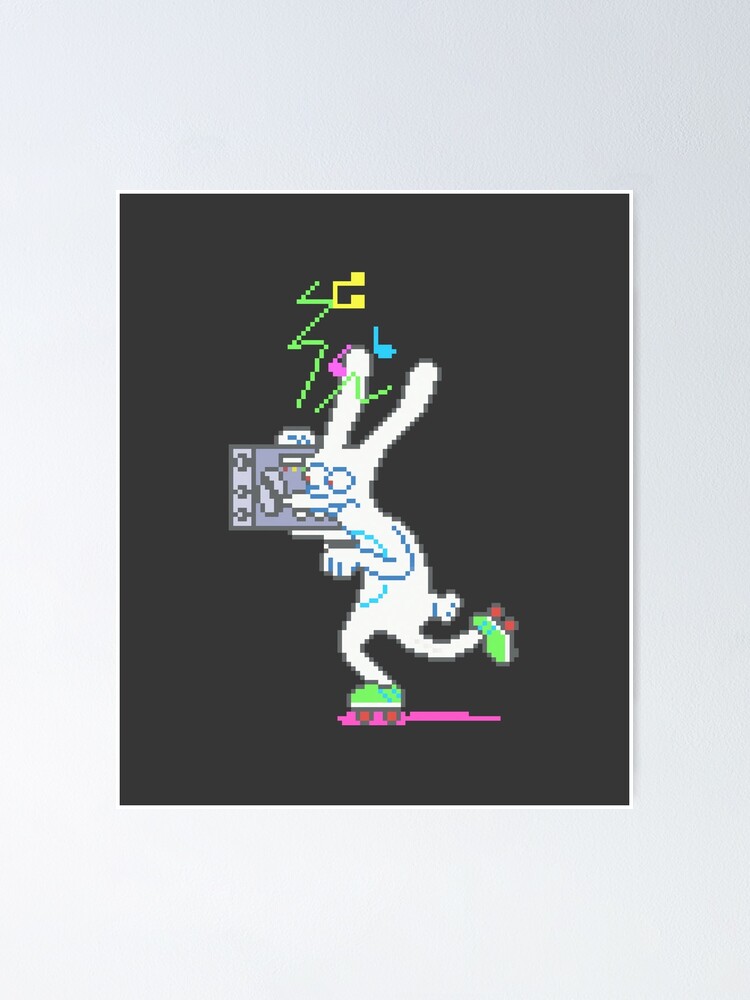 "Binky Vintage 90's Pixel Art Simpsons Arcade" Poster for Sale by ...