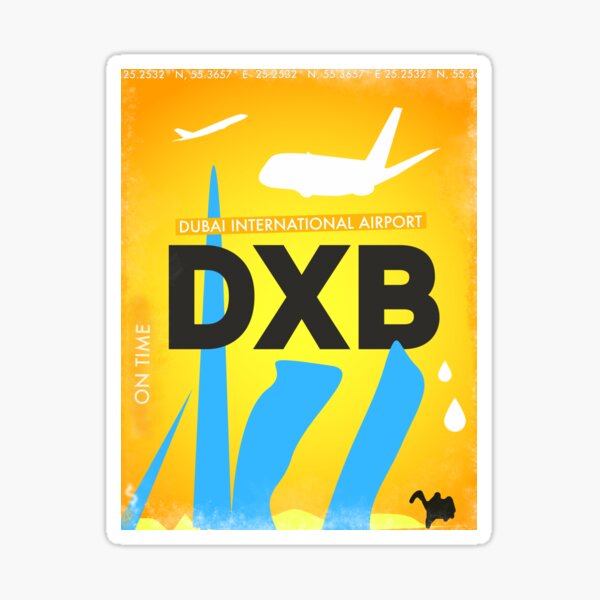 Dxb Stickers | Redbubble