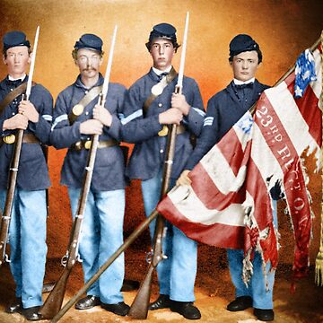 " 23rd Ohio Volunteer Infantry Regiment in the Civil War, 1865" Sticker ...