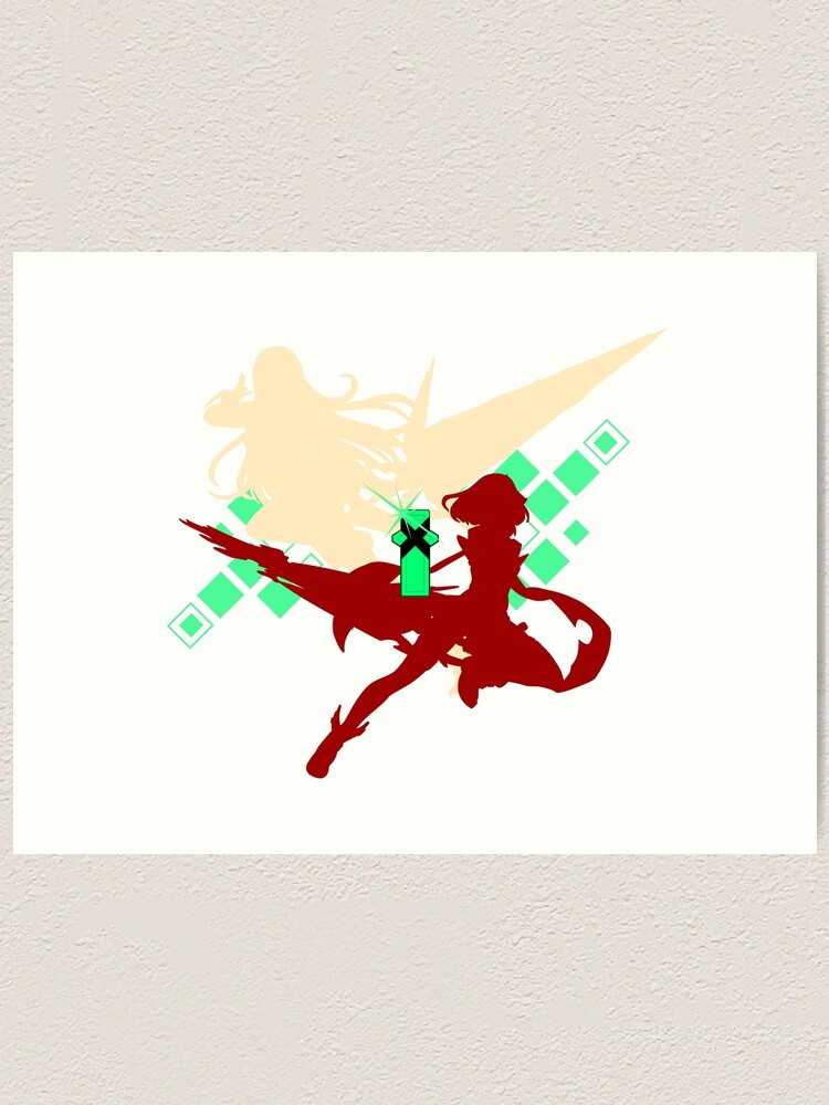 Xenoblade Chronicles 2 Pyra And Mythra Art Print By Moregy Redbubble