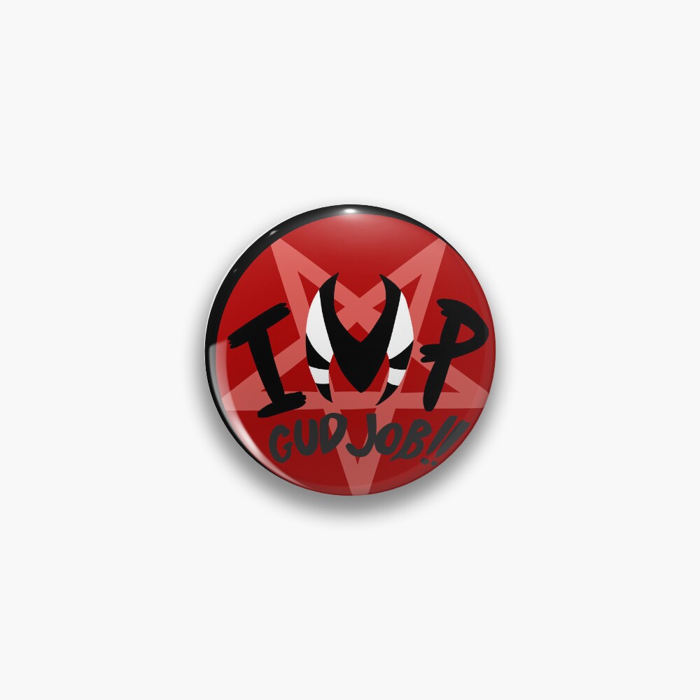 "Helluva Boss IMP VIP Member Sticker" Sticker for Sale by PTDoesStuff ...