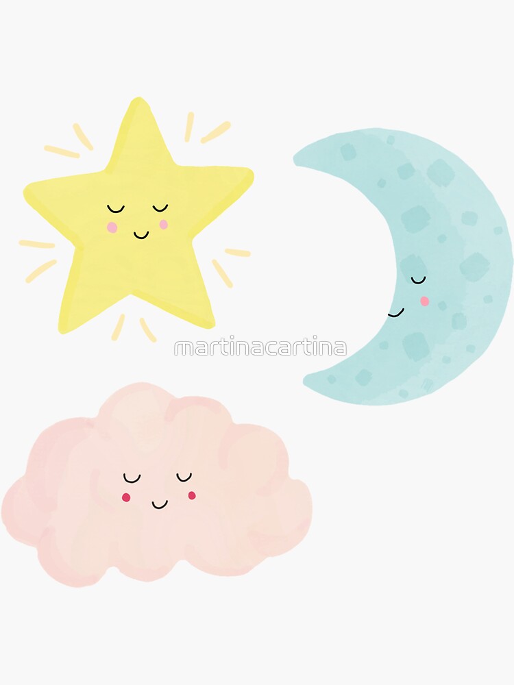"sleepy heads" Sticker by martinacartina | Redbubble