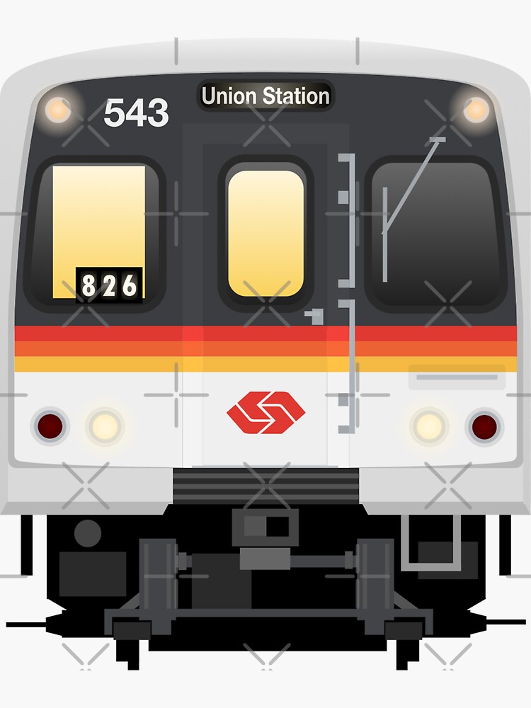"Los Angeles Metro Rail Budd UTV Train (Fictional SCRTD Stripes ...