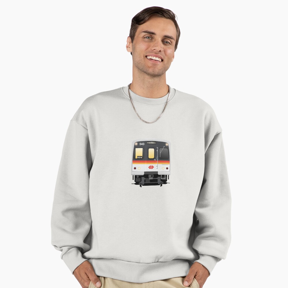 "Budd UTV Train (Fantasy Los Angeles Metro Rail/SCRTD Stripes)" Sticker ...