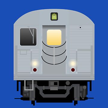 "New York City Subway Budd R32 Train" Sticker for Sale by LeonTransit ...