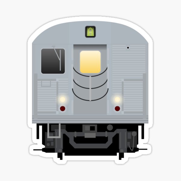 "New York City Subway Budd R32 Train" Sticker for Sale by LeonTransit ...