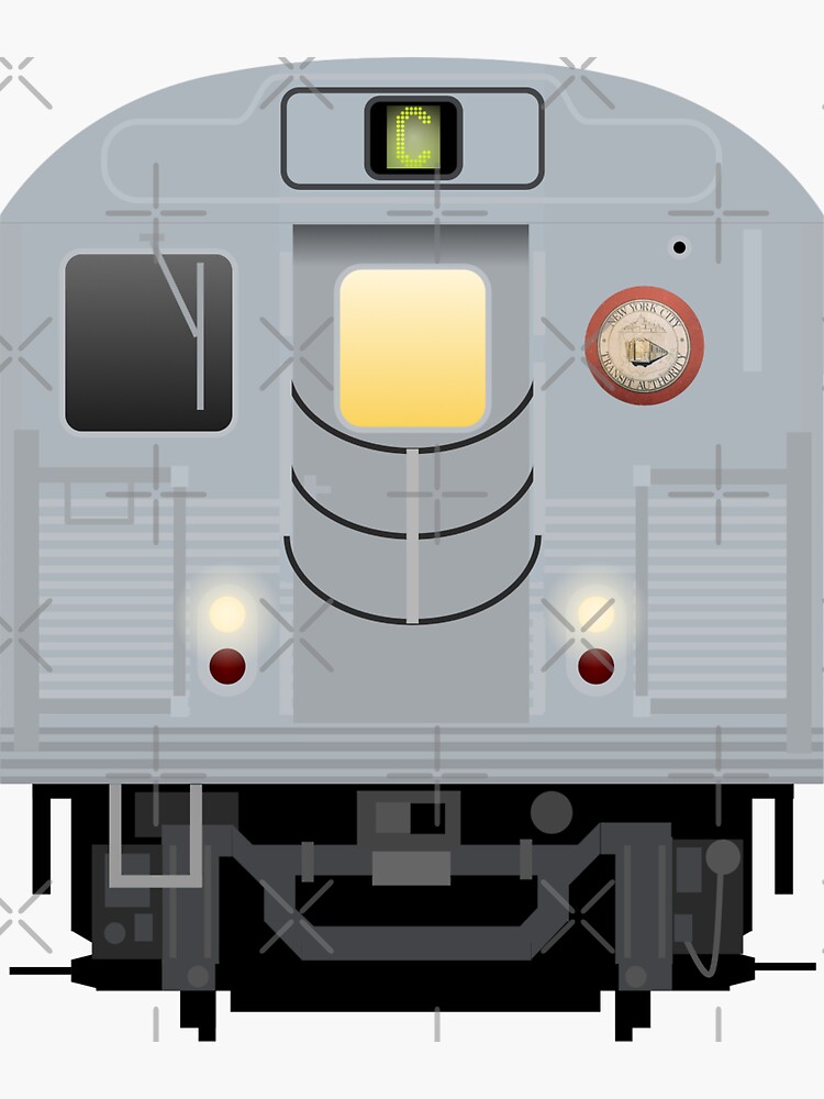 "New York City Subway SLCC R38 Train" Sticker for Sale by LeonTransit ...