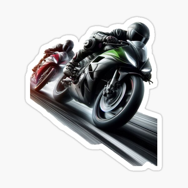 "Motorcycles Born to Ride High Speed Freedom Tires on Fire " Sticker ...