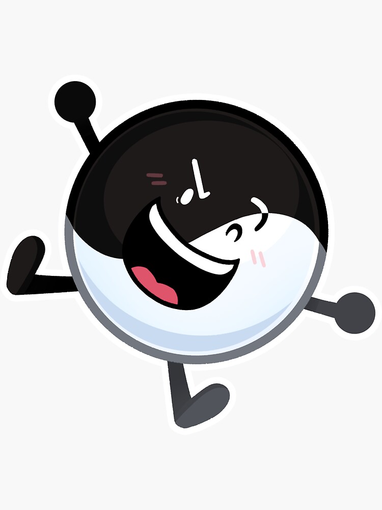 "Yin-Yang! (Inanimate Insanity)" Sticker for Sale by woffiecocoa ...