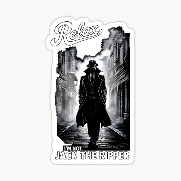 "Playful Twist on the Legend of Jack the Ripper" Sticker for Sale by ...