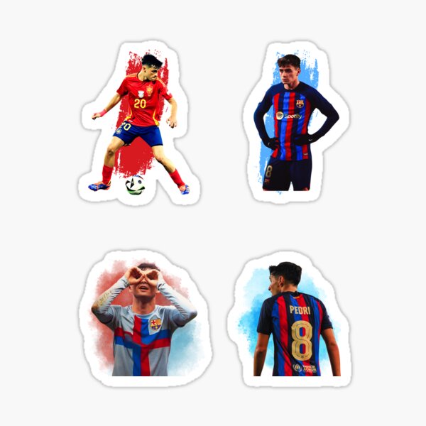 "Pedri HD Sticker Set / T Shirt" Sticker for Sale by Designsleashed ...
