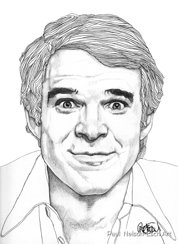 "Steve Martin" by Paul Nelson-Esch | Redbubble