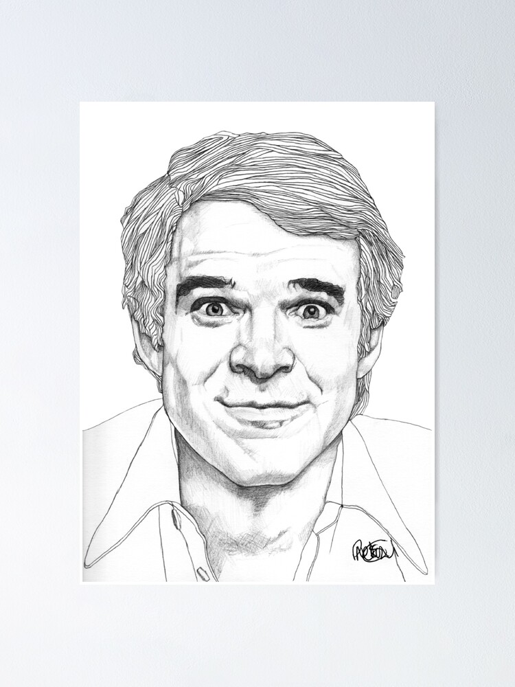 "Steve Martin" Poster by babyhead72 | Redbubble