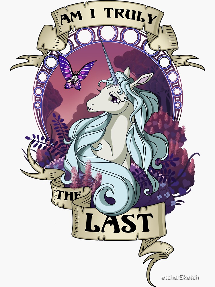 "The Last" Sticker for Sale by etcherSketch | Redbubble