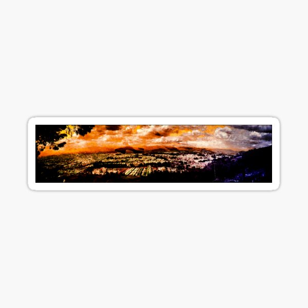 "Cuenca, Ecuador - Panorama II" Sticker by alabca | Redbubble