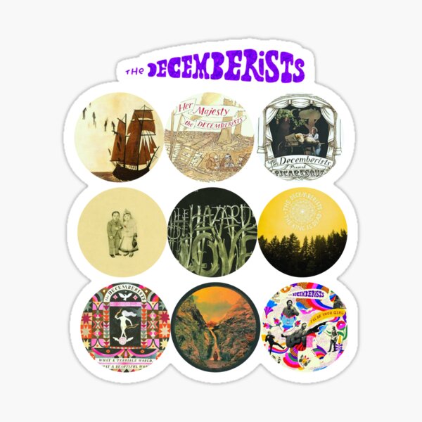 "The Decemberists HD T - Shirt / Sticker" Sticker for Sale by ...