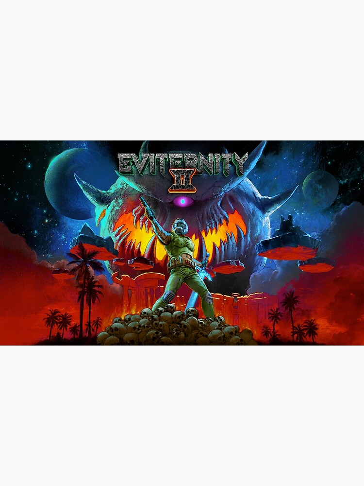 "Eviternity II key art with logo" Poster for Sale by ukiro | Redbubble