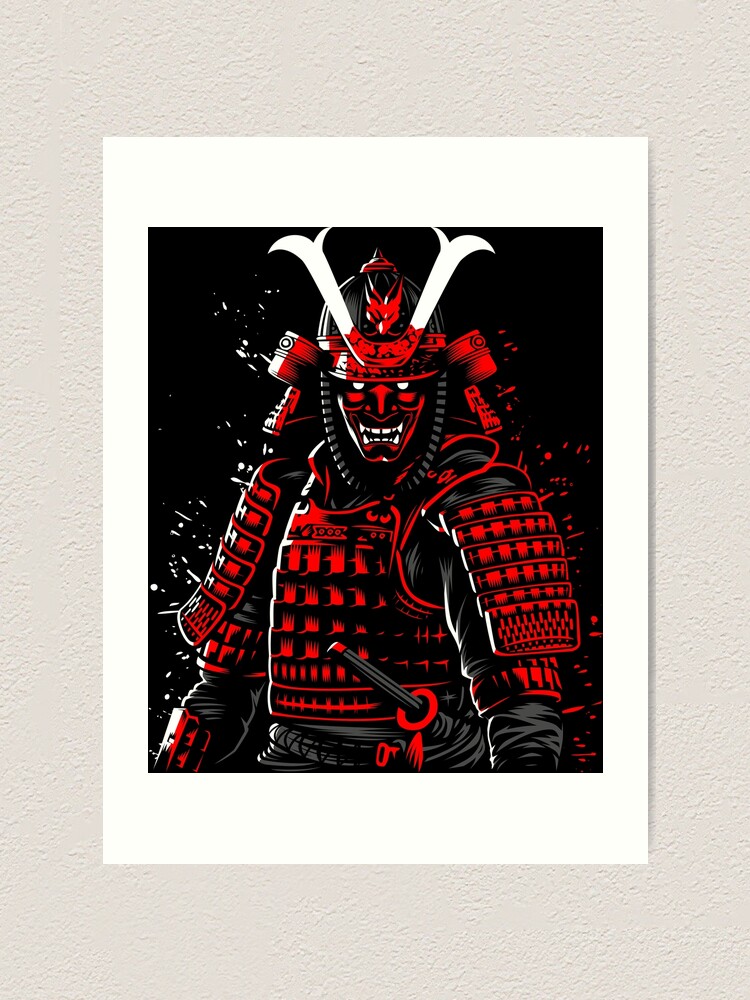 "Demon Samurai" Art Print for Sale by albertocubatas | Redbubble