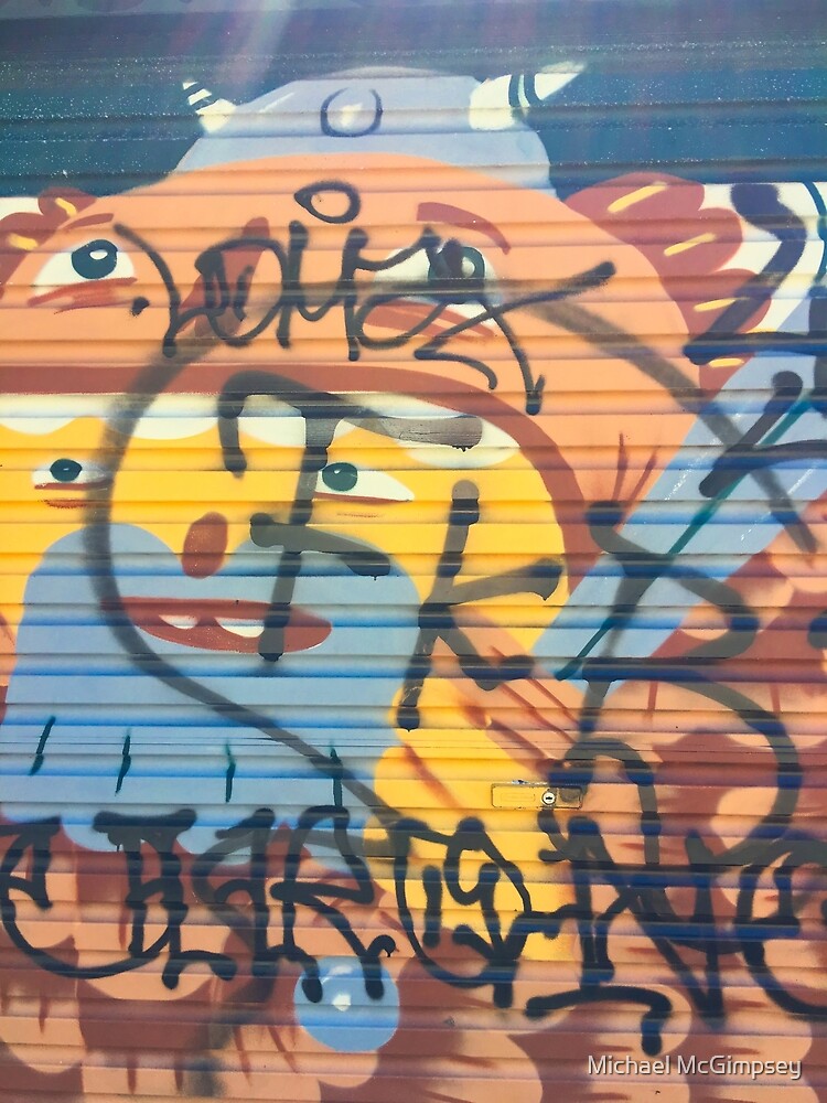 "Graffiti Over Street Art" Poster for Sale by urbanfragments | Redbubble