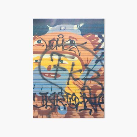 "Graffiti Over Street Art" Art Board Print by urbanfragments | Redbubble
