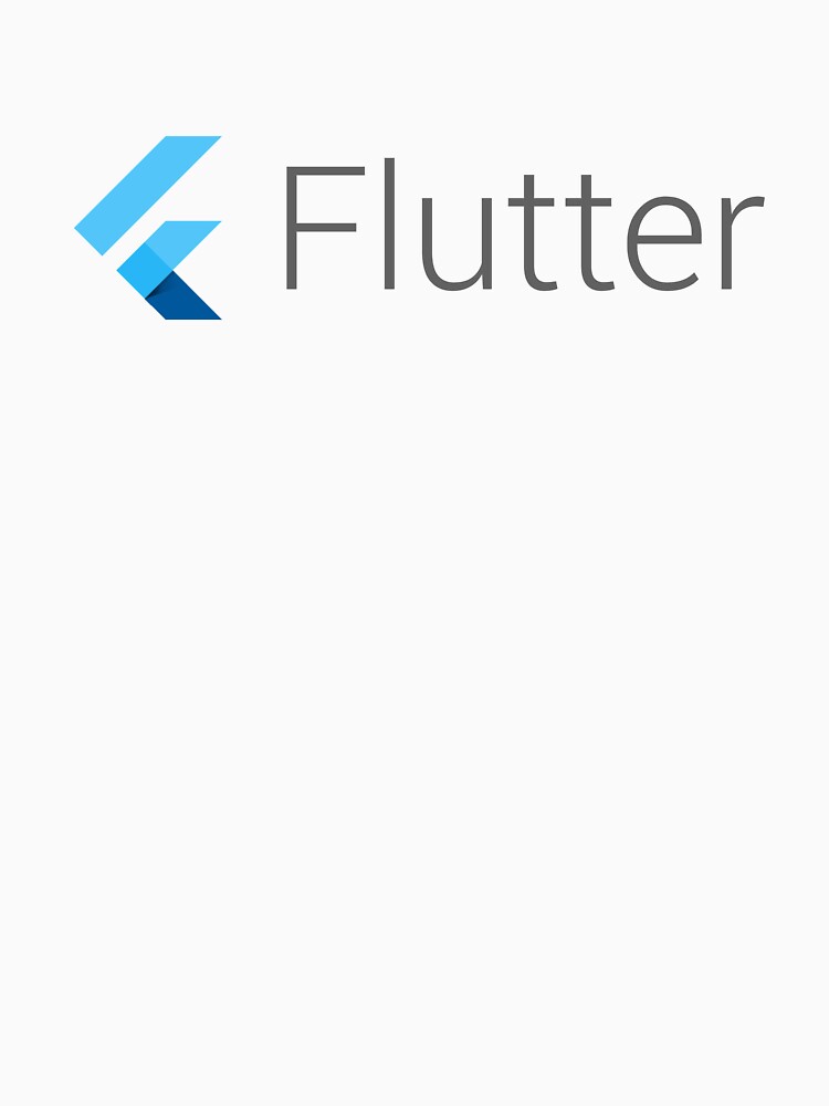 "Flutter t-shirt, stickers, mugs and phone case" T-shirt for Sale by ...