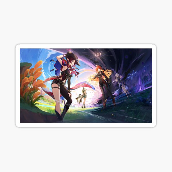 "Chasca, Mavuika, Xilonen and Citlani | Genshin Impact" Sticker for ...
