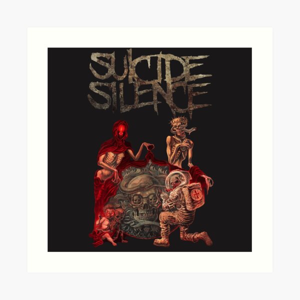 "Suicide Silence - Deathcore Art" Art Print for Sale by MetalRockProg ...