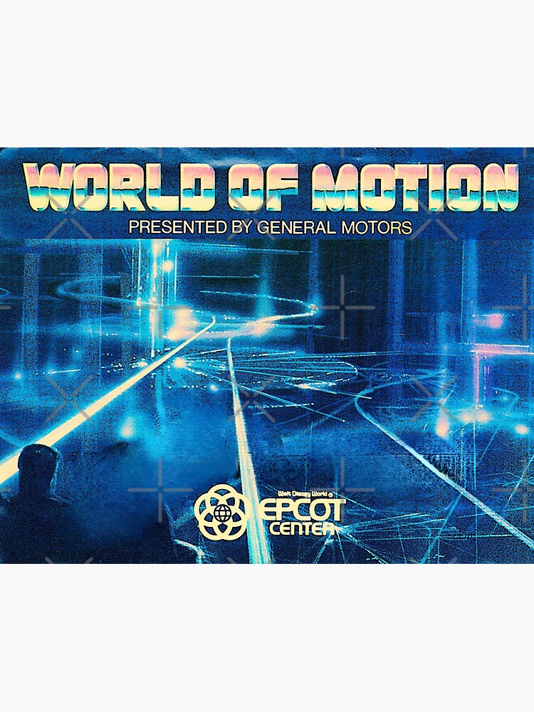 "A World of Motion on the Horizons, Future World 1983!" Sticker for ...