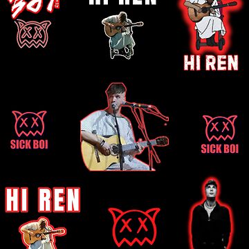 "Sick Boi " Sticker for Sale by WoodburyLake | Redbubble