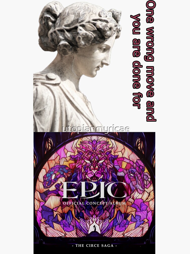 "Done for epic the musical the circe saga pack" Sticker for Sale by ...