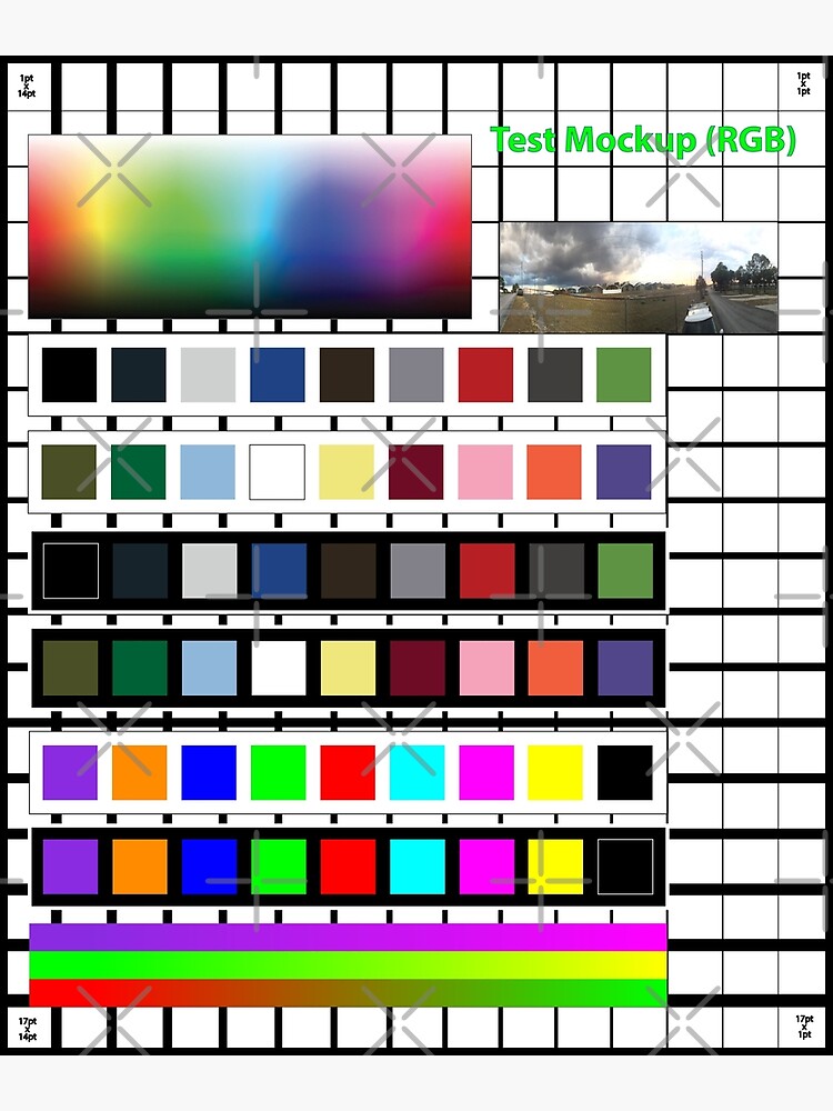 "Test Design For Quality Control (LIGHT)" Art Print for Sale by ...