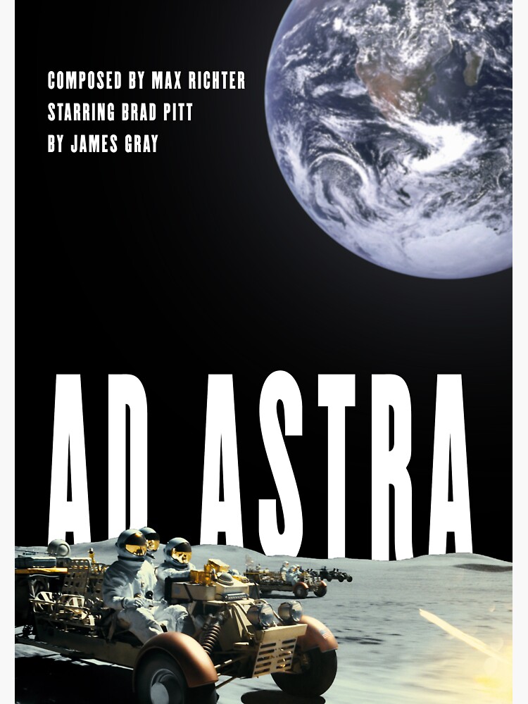 "AD ASTRA - POSTER" Sticker by elonmuske | Redbubble