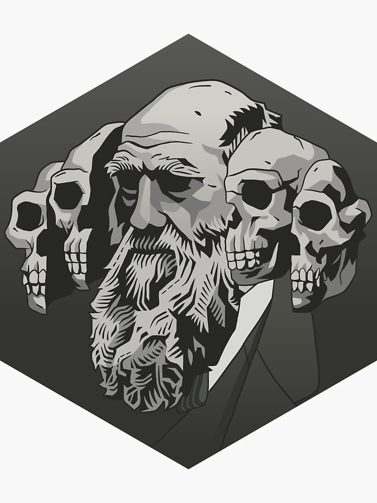 "Darwin" Sticker for Sale by dv8sheepn | Redbubble