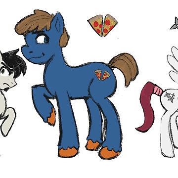 "dan vs characters as pones" Sticker for Sale by LarsCandy | Redbubble