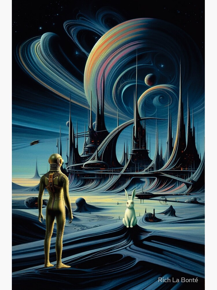 "The White Rabbit of Altair IV" Poster for Sale by fLAtDiSk | Redbubble