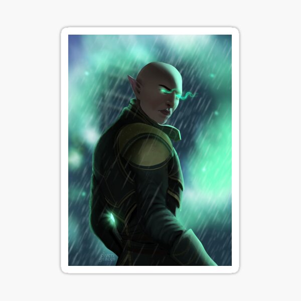 "Solas Dragon Age Veilguard" Sticker for Sale by iltasatuja | Redbubble