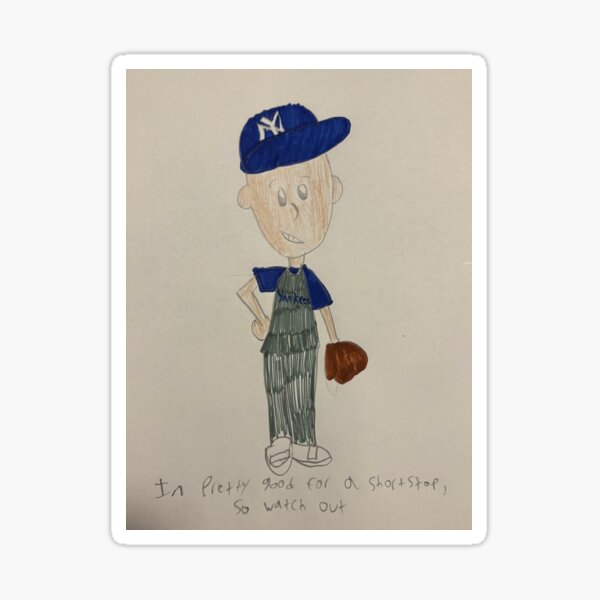 "Derek jeter (backyard baseball)" Sticker for Sale by Beanziesdadshop ...