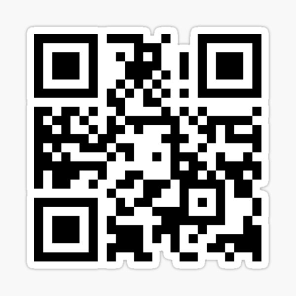 "Rick Roll QR -Barcode QR code Data Matrix International Article Number ...