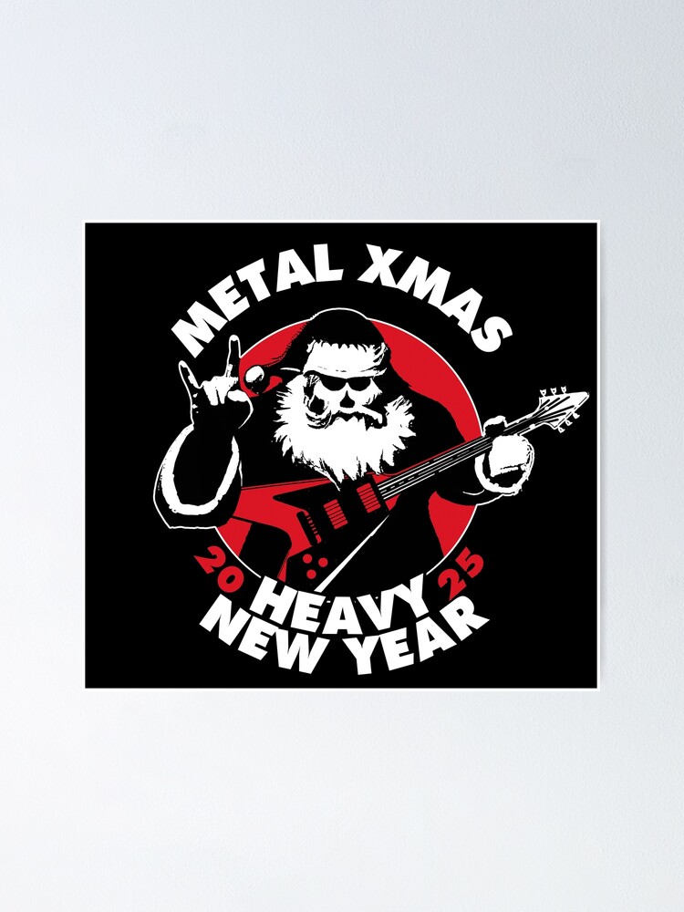 "Metal Christmas And Heavy New Year 2025 | Heavy Metal Santa Claus ...