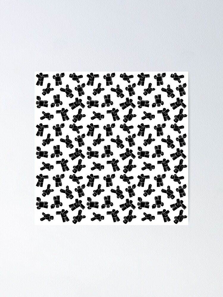 "Roblox Character Seamless Pattern" Poster for Sale by Darcekar | Redbubble