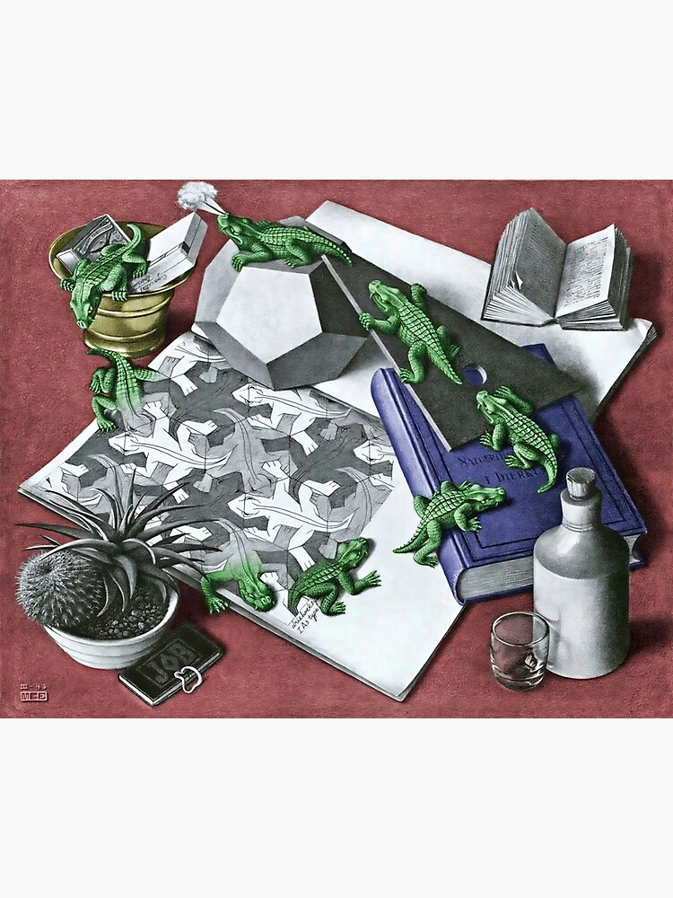 "M. C. Escher, Reptiles, 1943, Dutch Artist, Maurits Cornelis Escher ...
