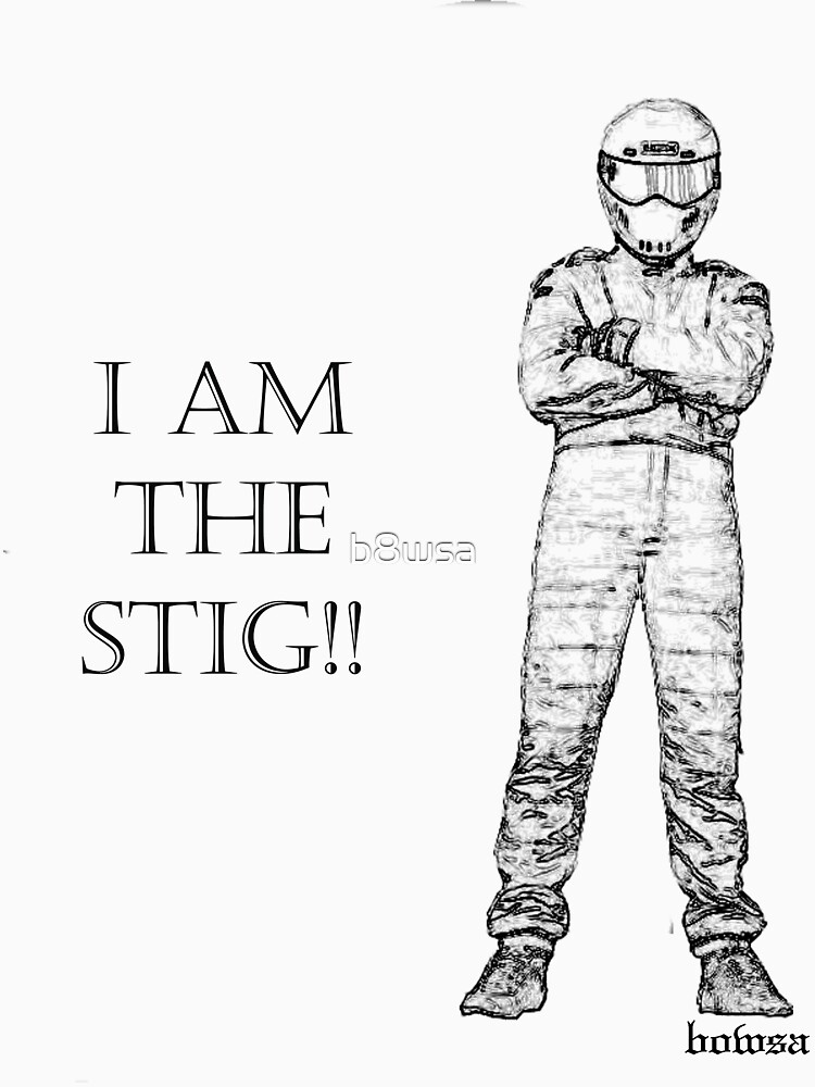 "The Stig" T-shirt for Sale by b8wsa | Redbubble | man t-shirts ...