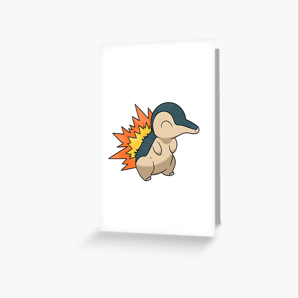 "Cyndaquil" Sticker for Sale by honeycombbuzz | Redbubble