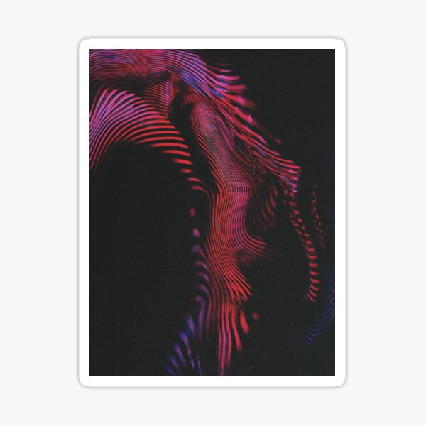 "FLUX 3" Sticker for Sale by justin-cyberart | Redbubble