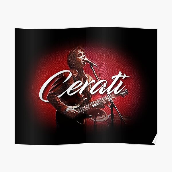 "Gustavo Cerati" Poster by SAUHER | Redbubble