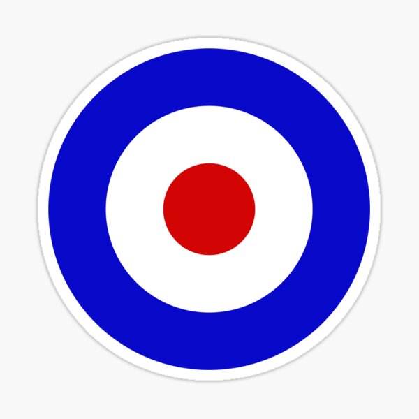 "Mod Roundel Target" Sticker for Sale by jackm1617 | Redbubble