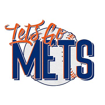 "Lets GO Mets" Sticker for Sale by KSai16 | Redbubble